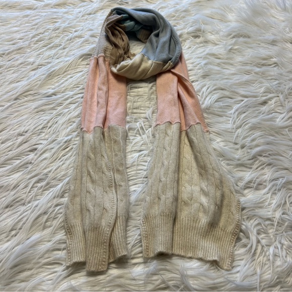 Hand Crafted | Accessories | Cashmere Color Block Scarf | Poshmark